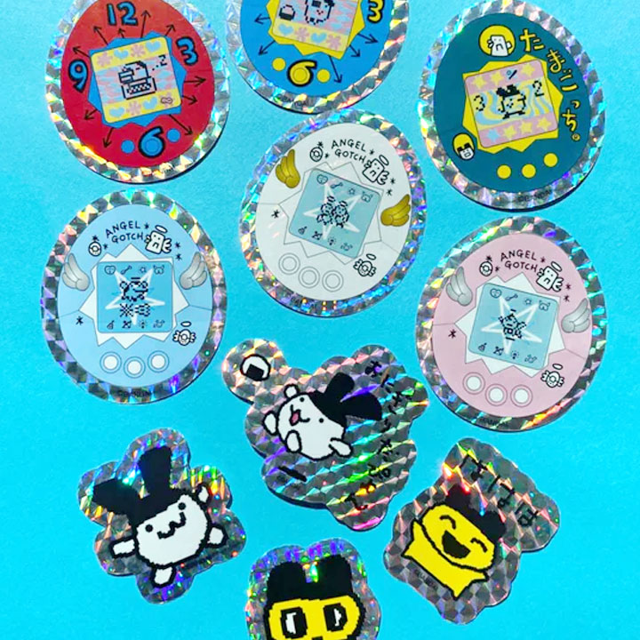 [Clearance]#[NEW] Tamagotchi Characters Die-Cut Sticker WEGO Japan [SE ...